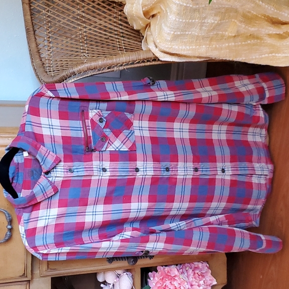 Guess | Shirts | Vintage Guess Button Up Shirt Roll Up Long Sleeve Mens ...